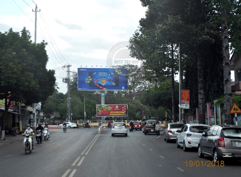 Billboard trụ nội đô Đắk Lắk của Nokia - Billboard trụ nội đô